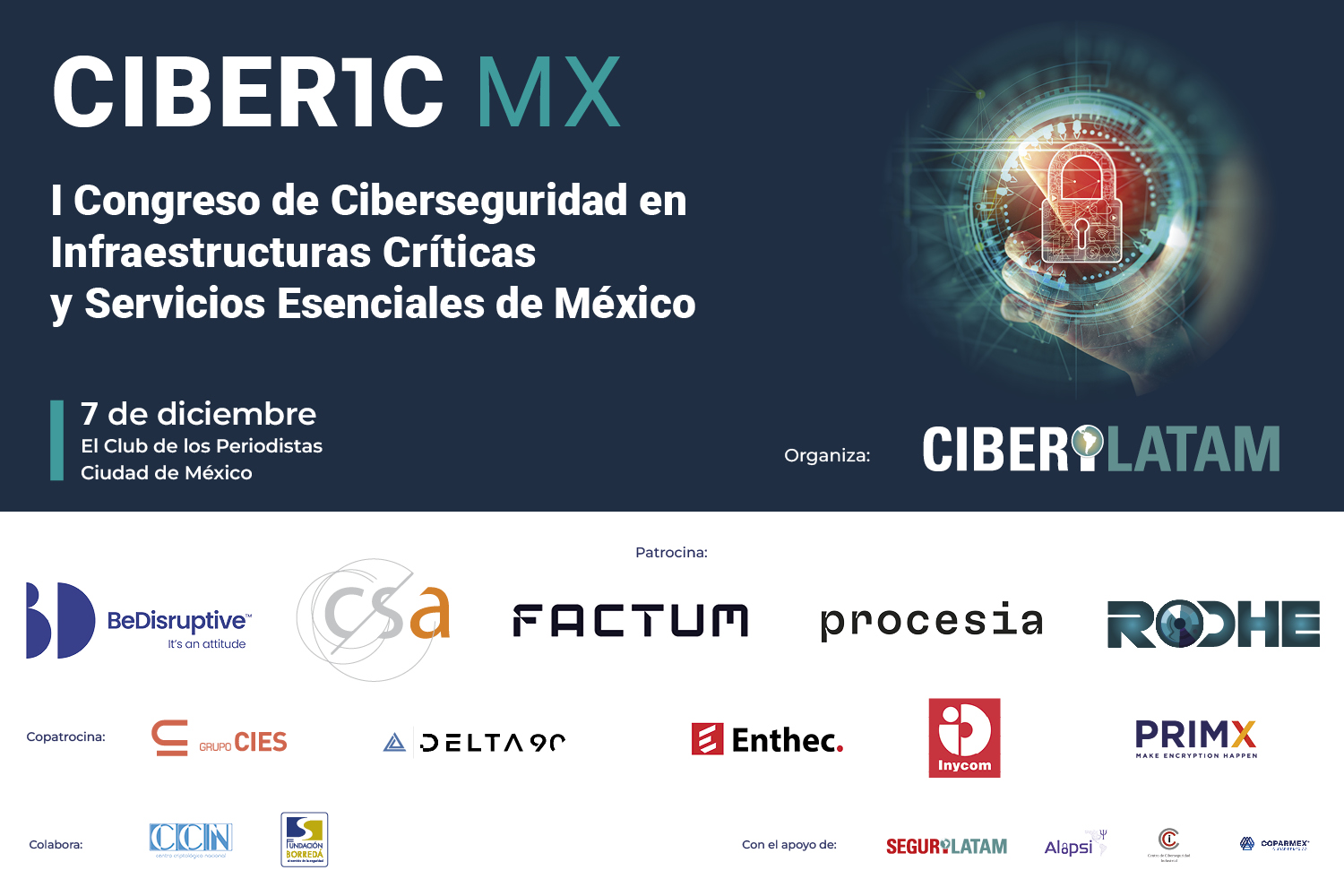 Congreso Ciber1c Mx Infraestructuras Críticas En México